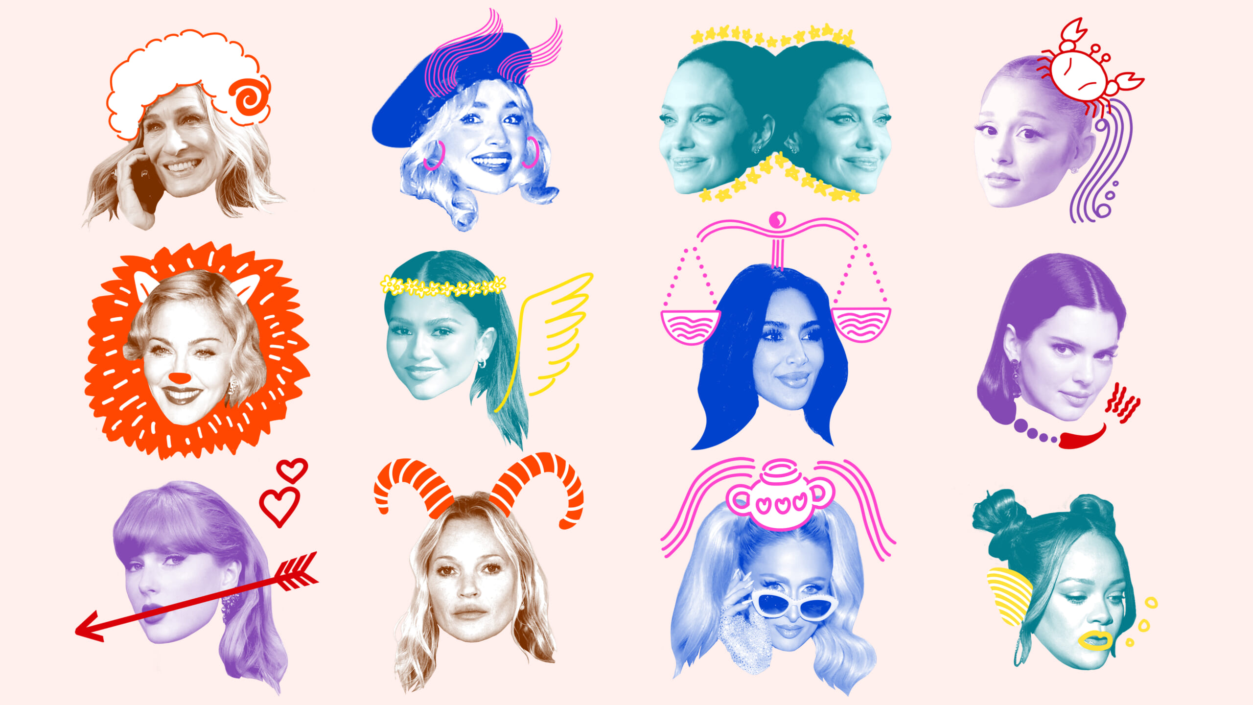 占っちゃってごめんなさい♡♡セレブ占い | Horoscope | madame FIGARO.jp