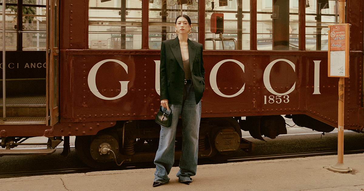 三吉彩花とグッチ、ミラノの街に想いを馳せて。｜madameFIGARO.jp（フィガロジャポン）